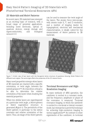 Easy Moiré Pattern Imaging of 2D Materials with PTTR-AFM