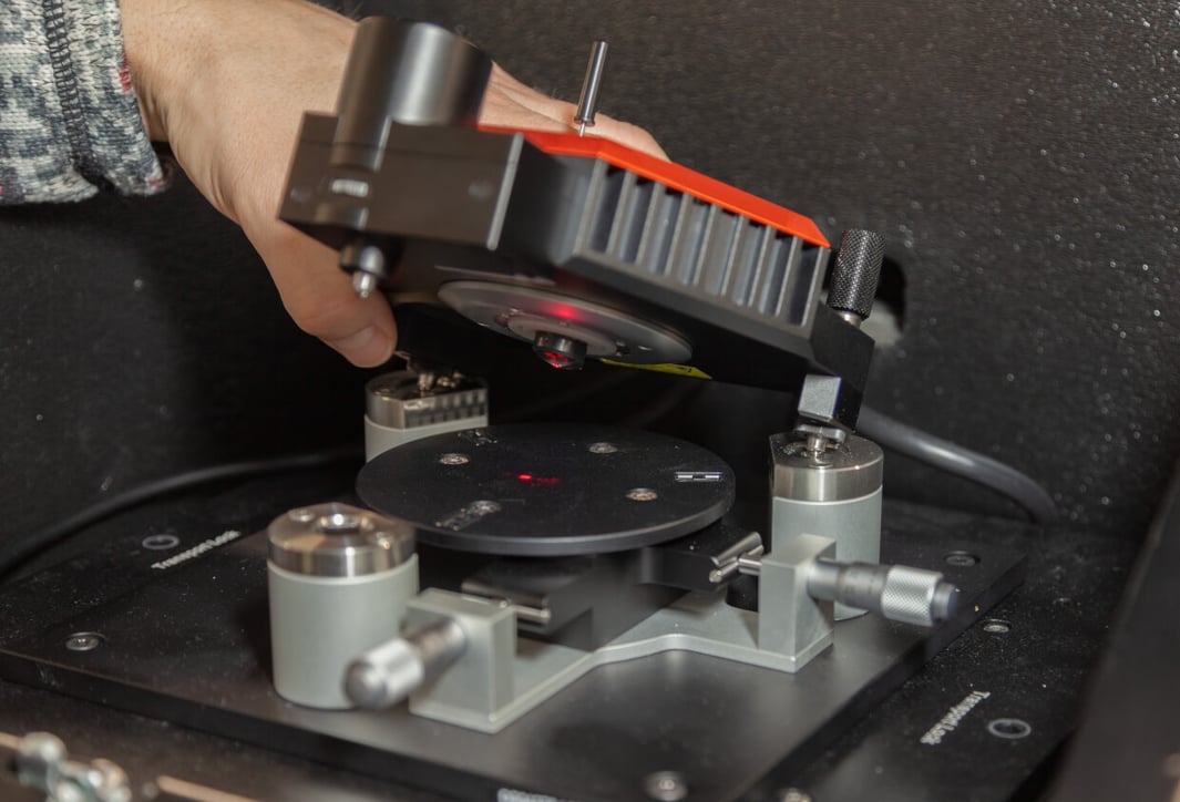 FlexAFM laser and detector alignment