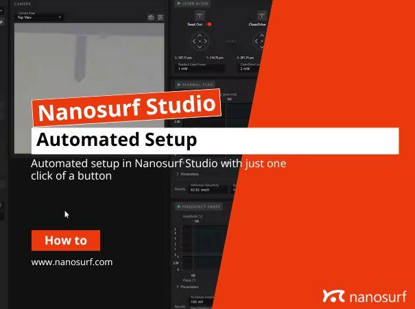Automated Setup in Nanosurf Studio
